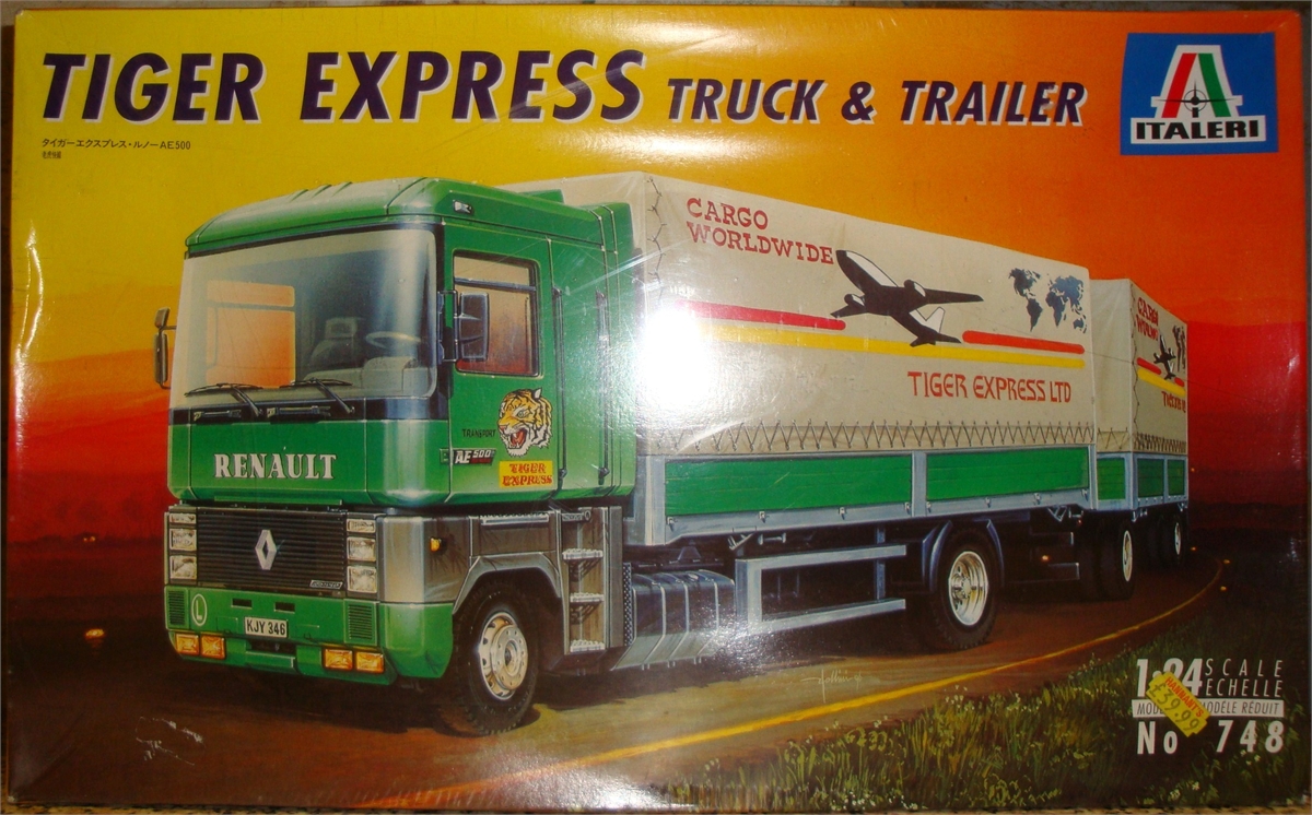 Italeri Model No.748 1:24 Scale Renault AE500 ~ Tiger Express Ltd ...