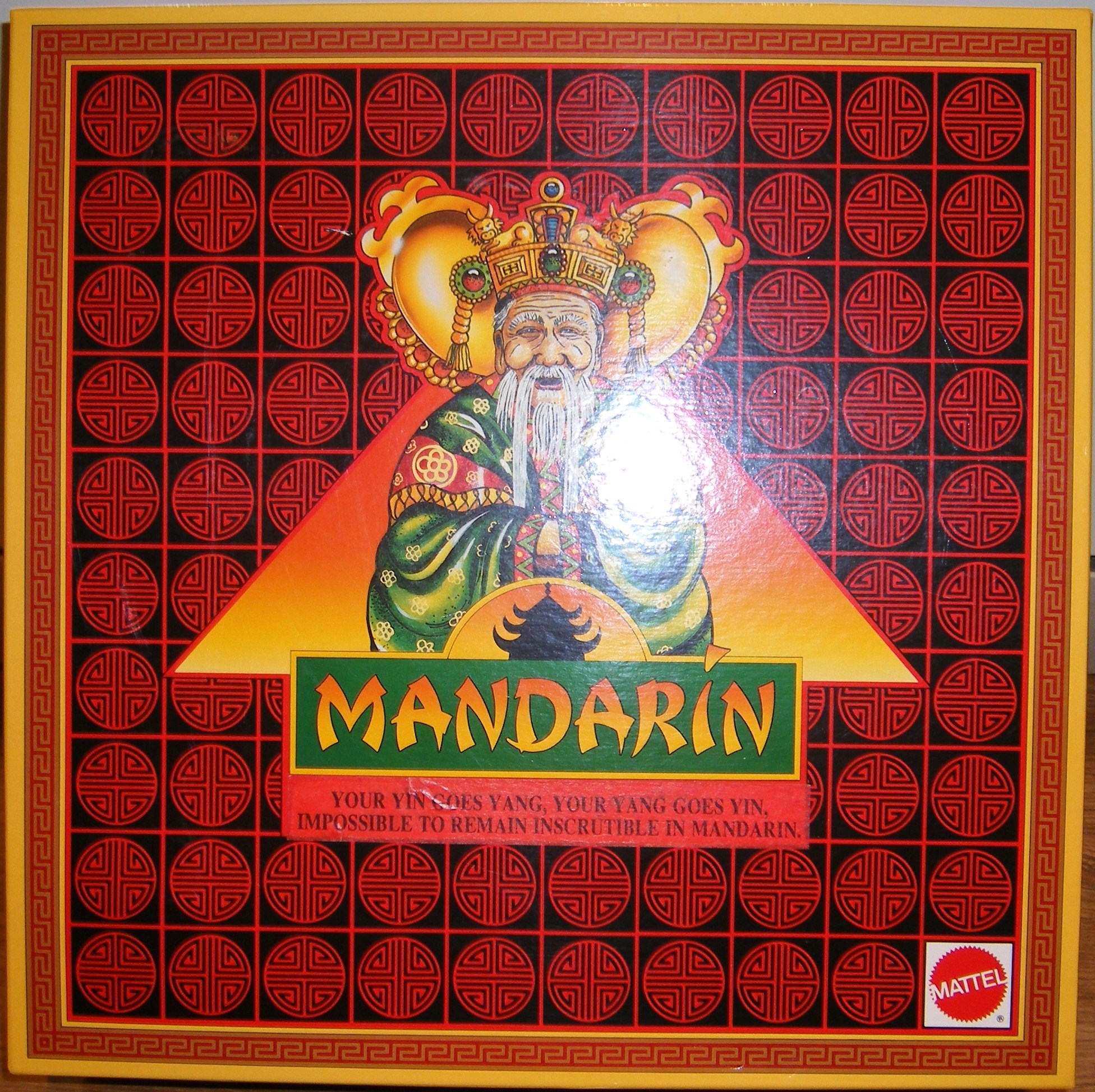 Mattel Mandarin Oriental Board Game ~ 1990 - Yesterdays Toys