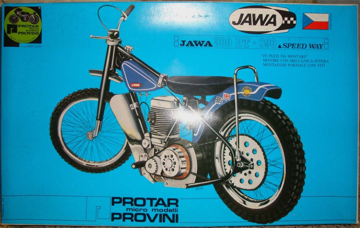 Protar Model No.136 1:9 Scale Jawa 500 DT - 890 Speedway Bike ~ Early ...