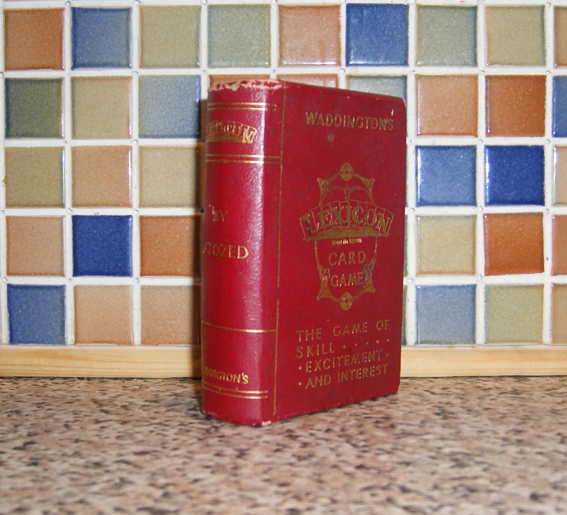 Waddingtons Lexicon Word Card Game ~ 1940's - Yesterdays Toys