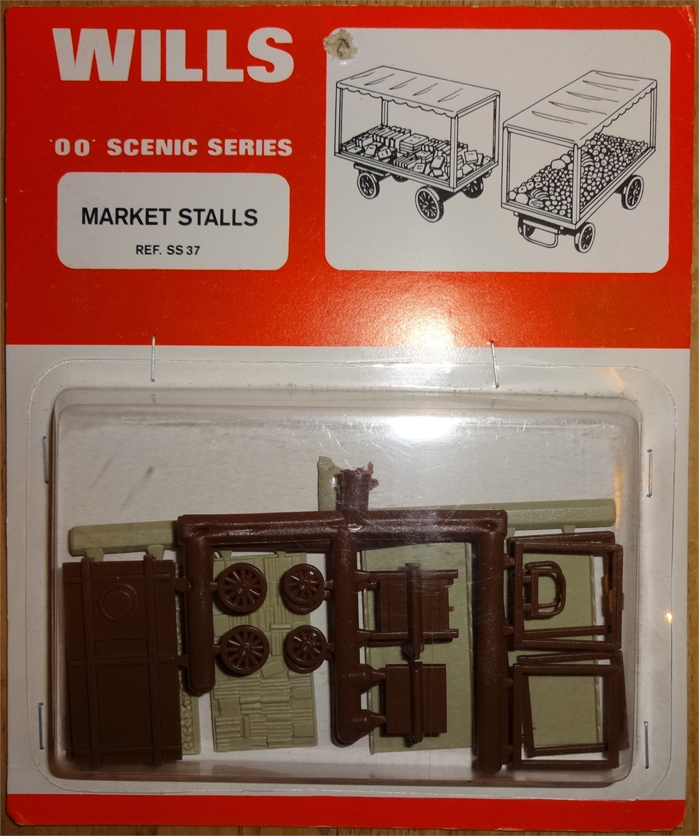 Wills 'OO' Gauge Scenic Series Ref.SS37 ~ Market Stalls - Yesterdays Toys