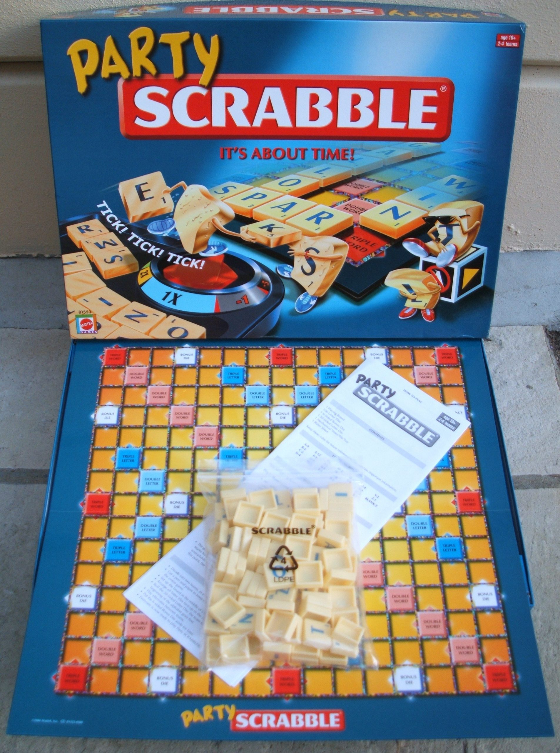 Mattel Party Scrabble ~ 2004 - Yesterdays Toys