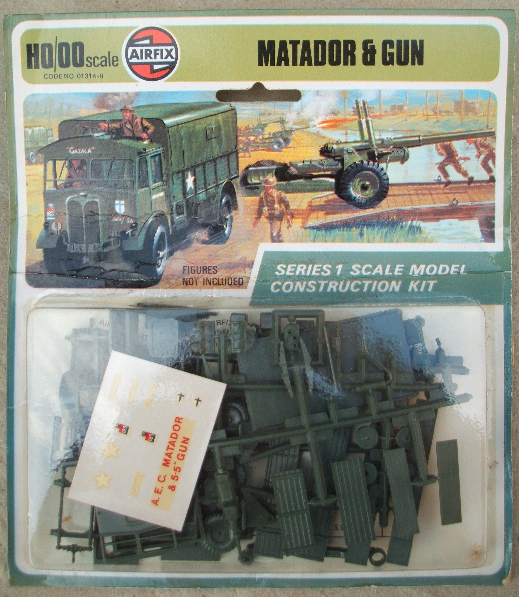 Airfix 72nd Scale Matador & Gun Series 1 Model Kit ~ 1973-80 ...