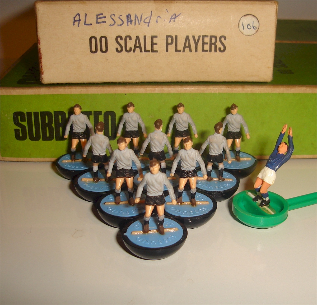 Subbuteo Heavyweight Team Ref.106 Alessandria ~ Mid 1970's - Yesterdays ...