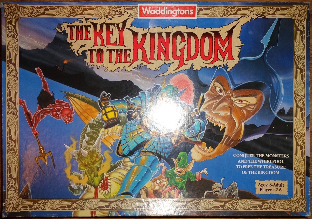 Waddingtons The Key To The Kingdom Board Game - Yesterdays Toys