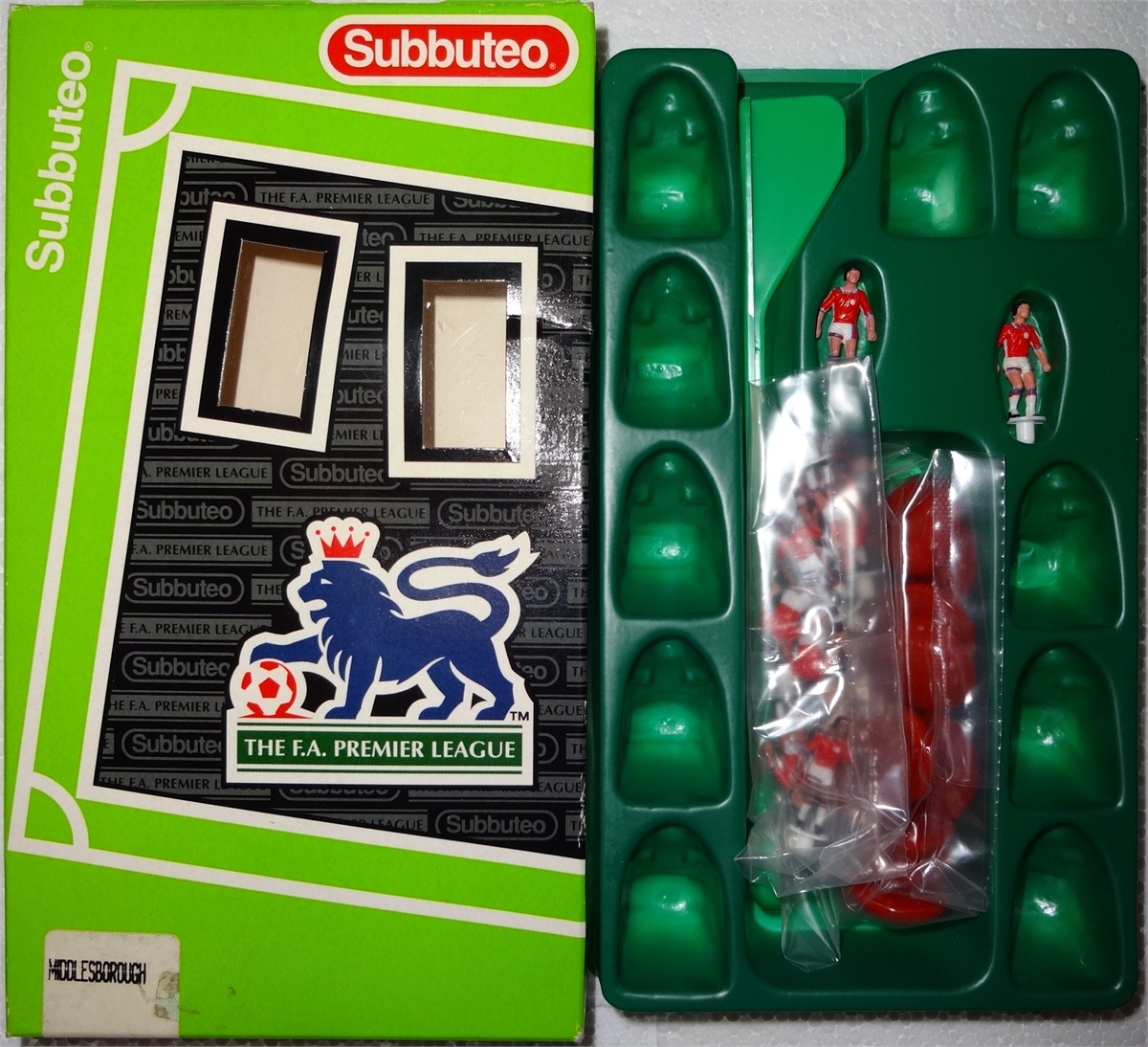 Subbuteo Premier League Team Ref.63784 Middlesbrough #2 ~ 1996 (Hasbro ...