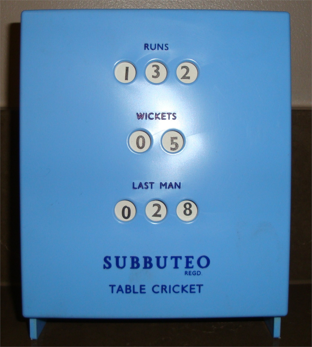 Subbuteo Ref.TC-N Table Cricket Scoreboard ~ Mid 1970's - Yesterdays Toys