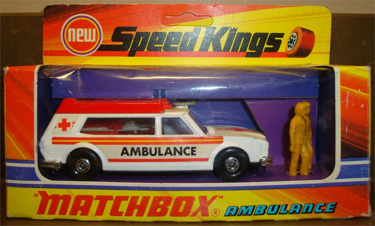 Matchbox "Speed Kings" No.K-49 Ambulance ~ 1973 - Yesterdays Toys