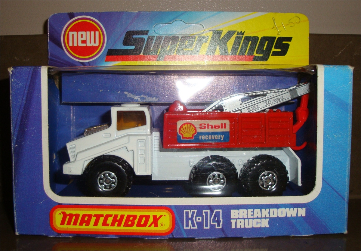 Matchbox Superkings No.K-14. "Shell Recovery" Breakdown Truck ~ 1976 ...