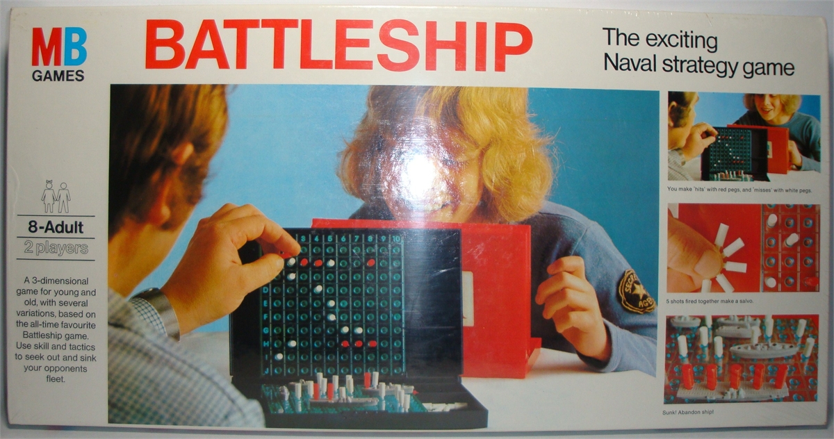 MB Games Battleship ~ Late 1970's - Yesterdays Toys