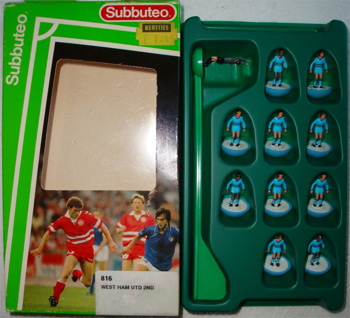 Subbuteo Lightweight Team Ref.816 West Ham United 2nd ~ 1995 ...