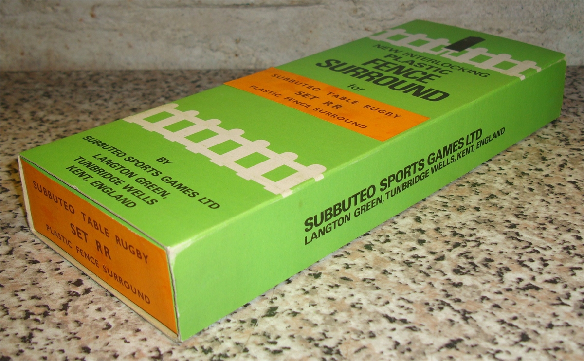 Subbuteo Table Rugby Ref.RR Interlocking Rugby Pitch Plastic Fence ...