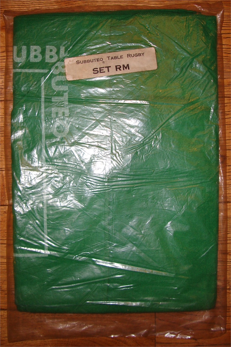 Subbuteo Table Rugby Set RM Felt Playing Pitch ~ Mid 1970's ...