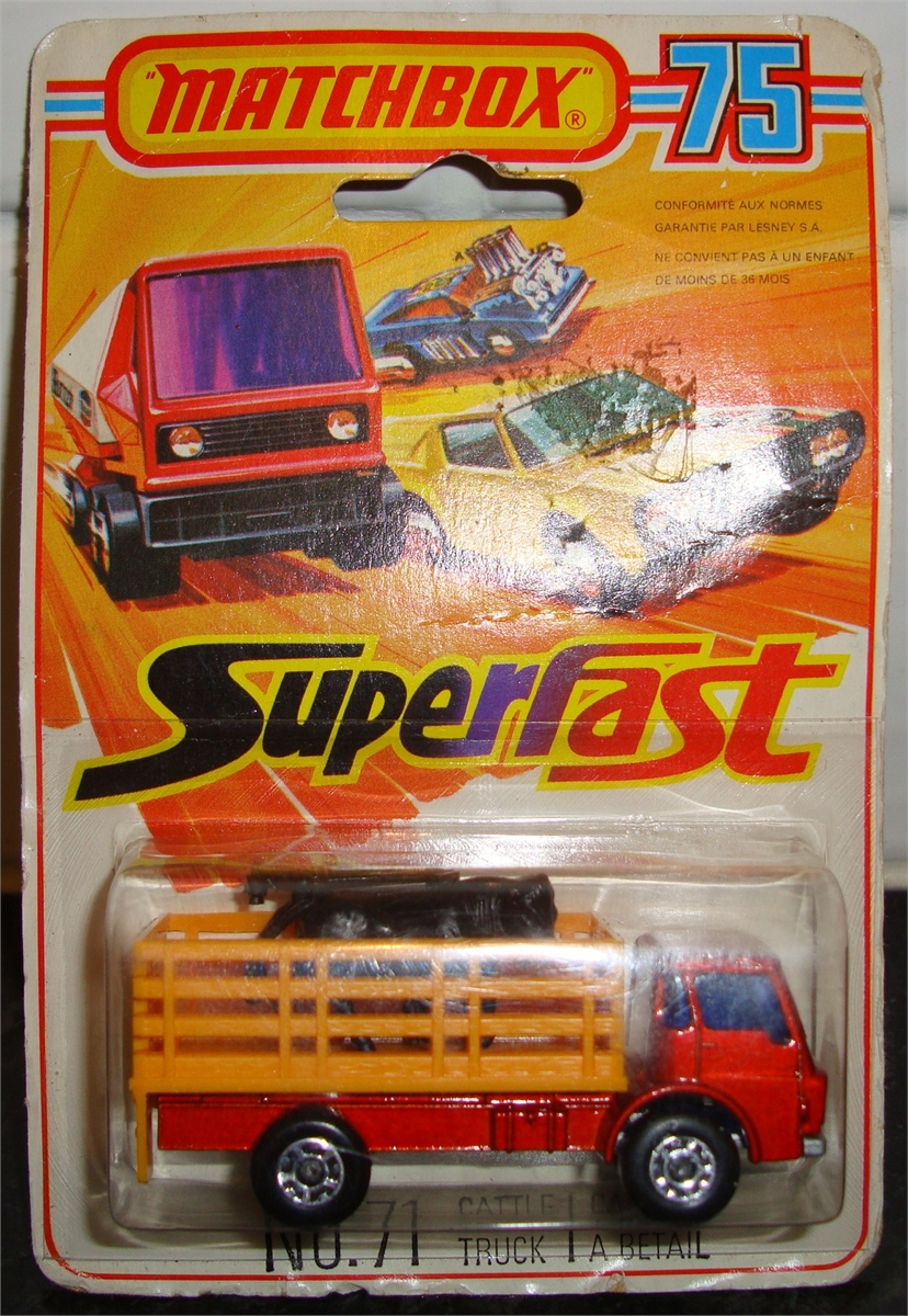 Matchbox ~ 75 Series No.71 Cattle Truck ~ 1976 - Yesterdays Toys