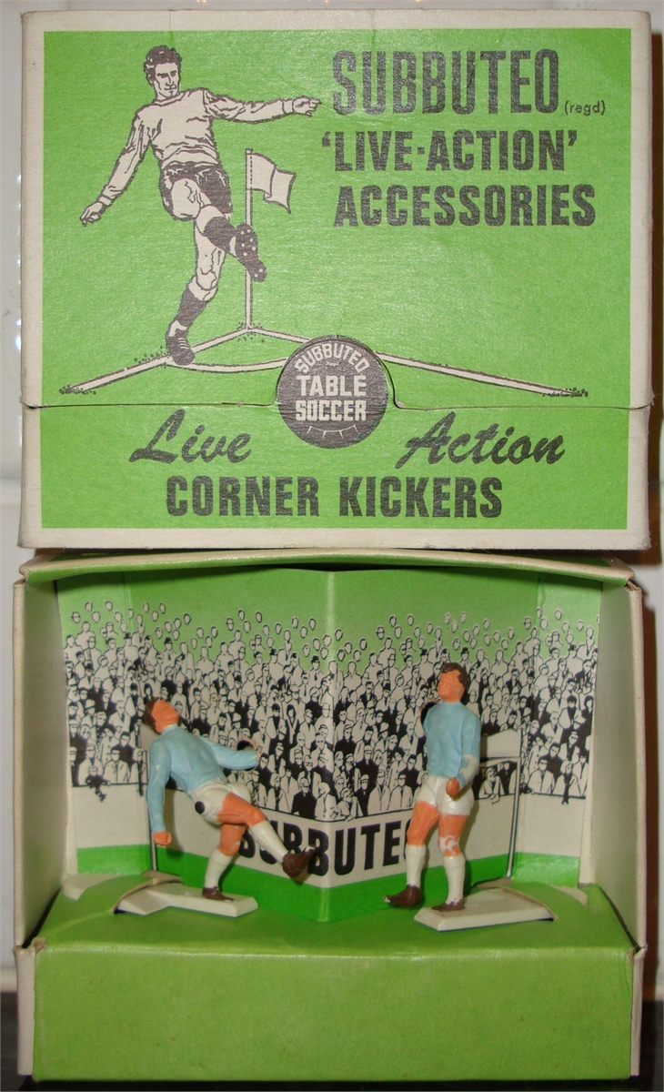 Subbuteo Ref.C.131 Corner Kickers ~ Ref.5 Manchester City - Yesterdays Toys