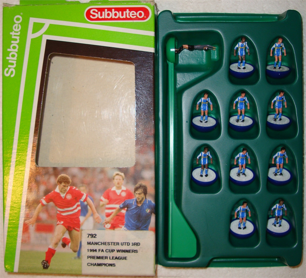 Subbuteo Lightweight Team Ref.792 Manchester Utd 3rd Kit ~ 1995-96 ...