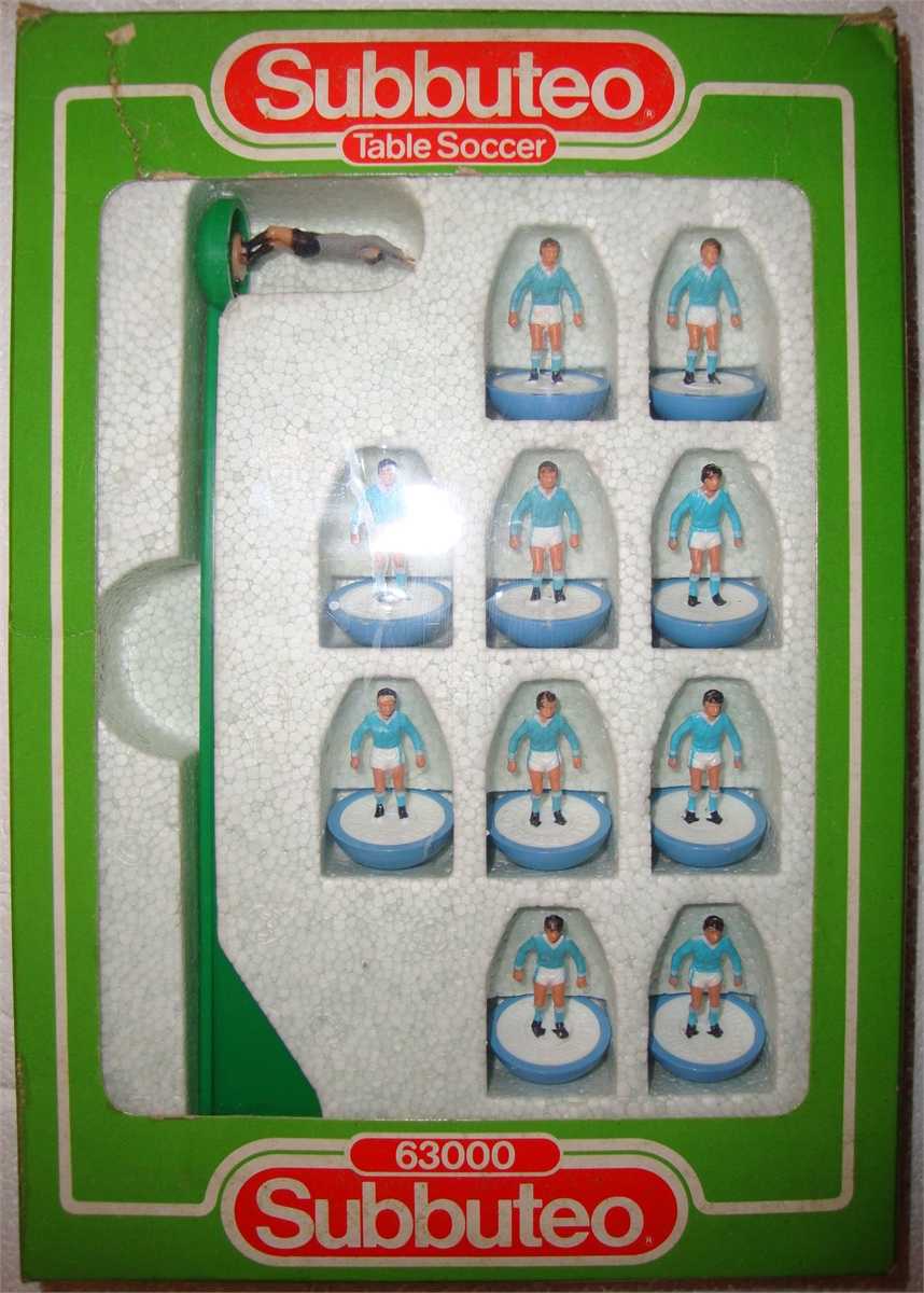 Subbuteo Lightweight Team Ref.621 Manchester City ~ Late 1980's ...