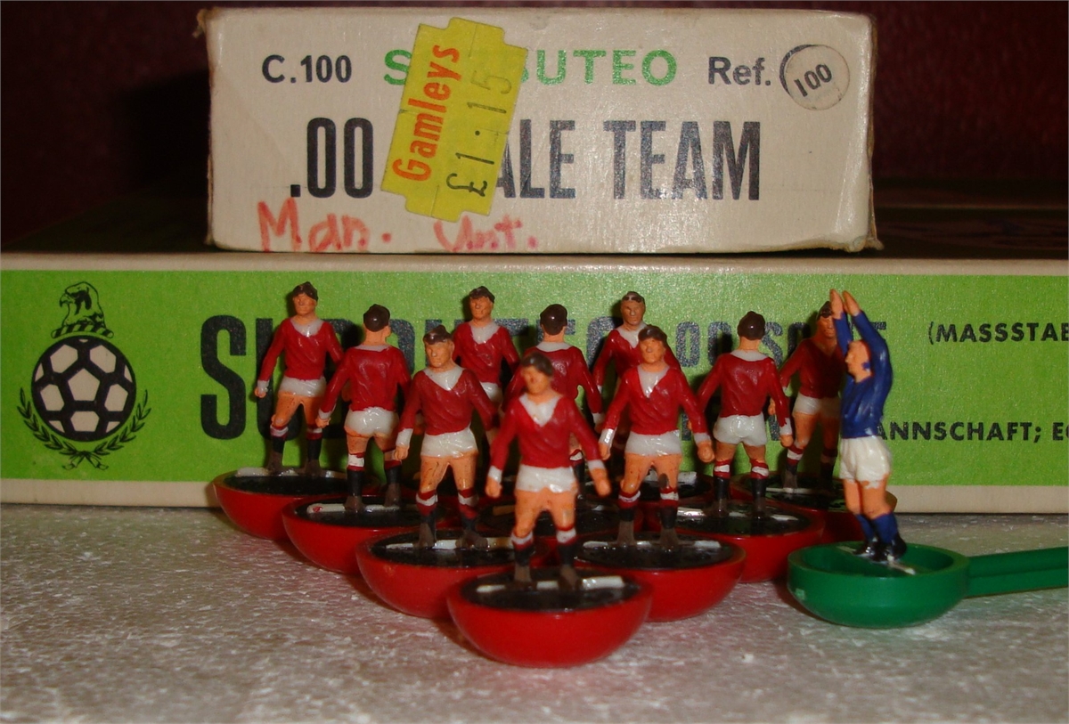 Subbuteo Heavyweight Team Ref.100 Manchester United #3 ~ Late 1970's ...