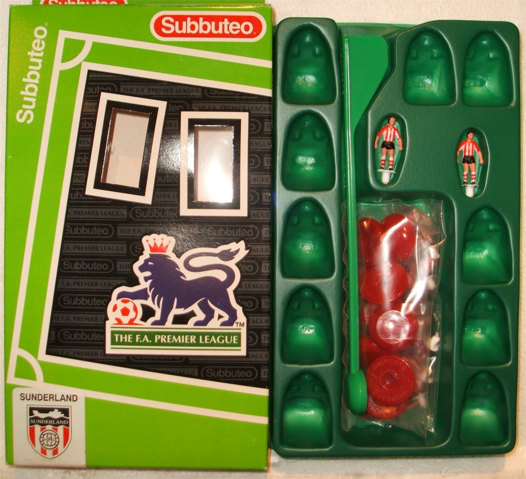 Subbuteo Ref.63026 Premier League Team Sunderland - Yesterdays Toys