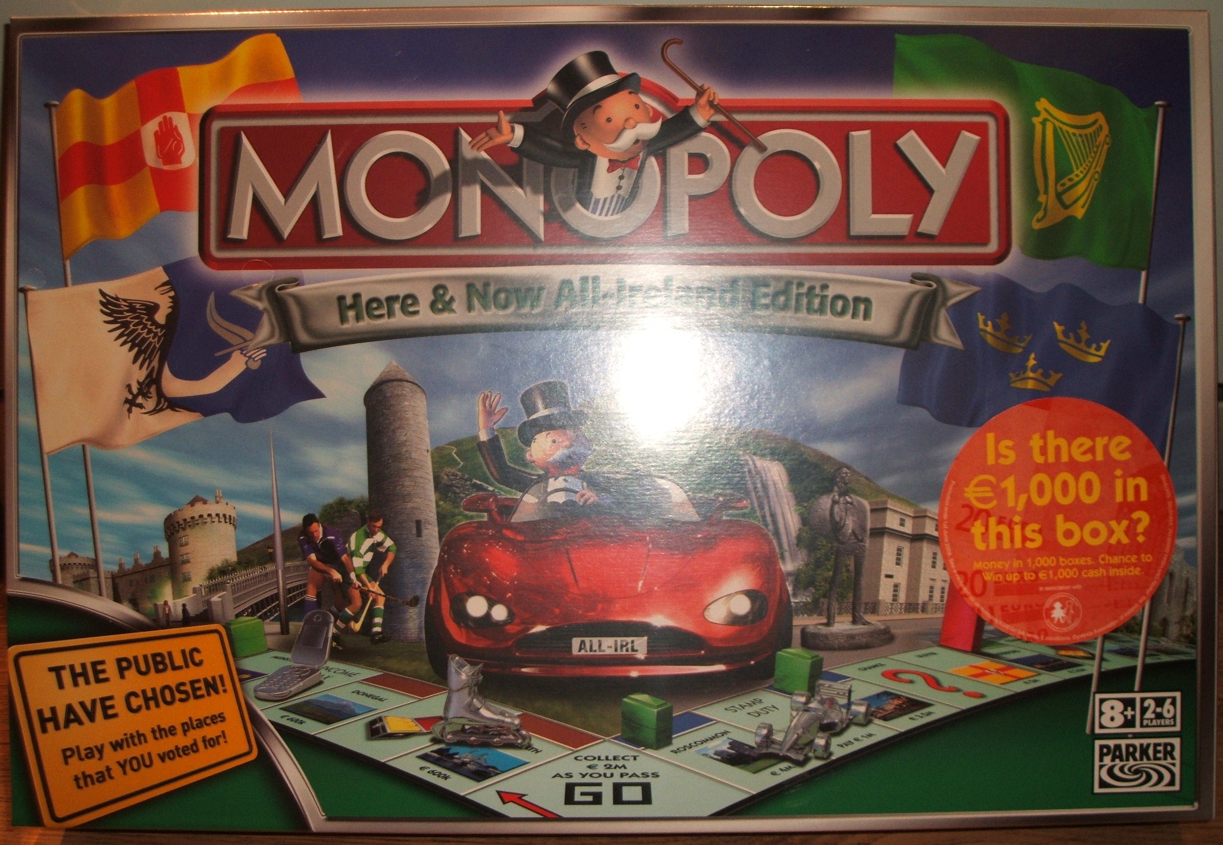 Parker Monopoly Here & Now All Ireland Edition - Yesterdays Toys