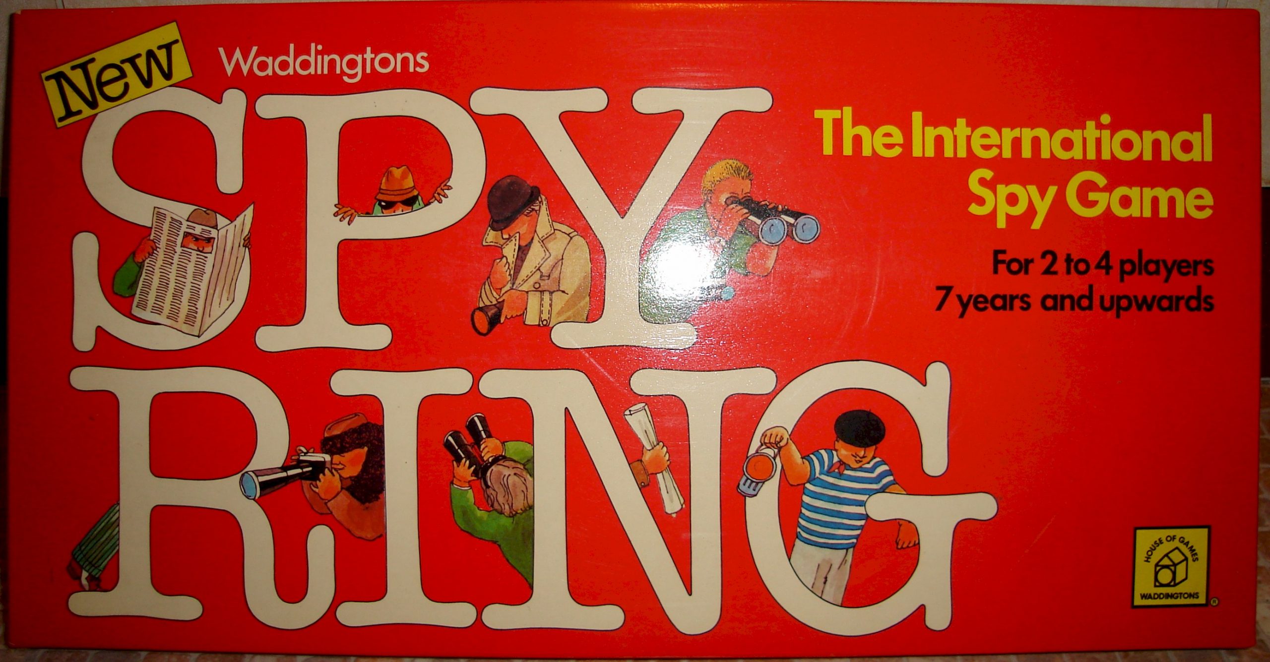 Waddingtons Spy Ring The International Spy Game 1970's - Yesterdays Toys
