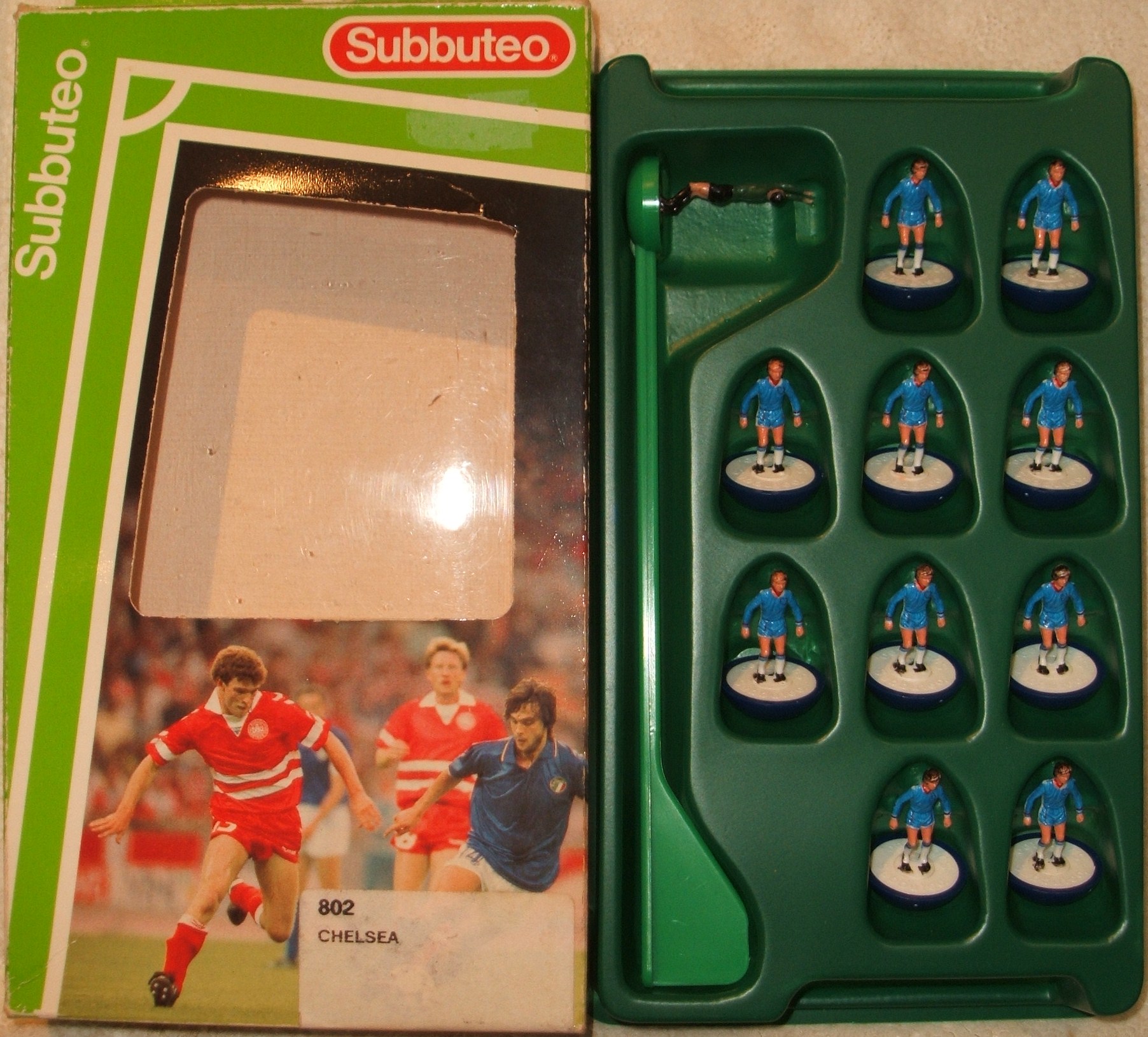 Subbuteo Lightweight Team Ref.802 Chelsea ~ 1994-95 - Yesterdays Toys