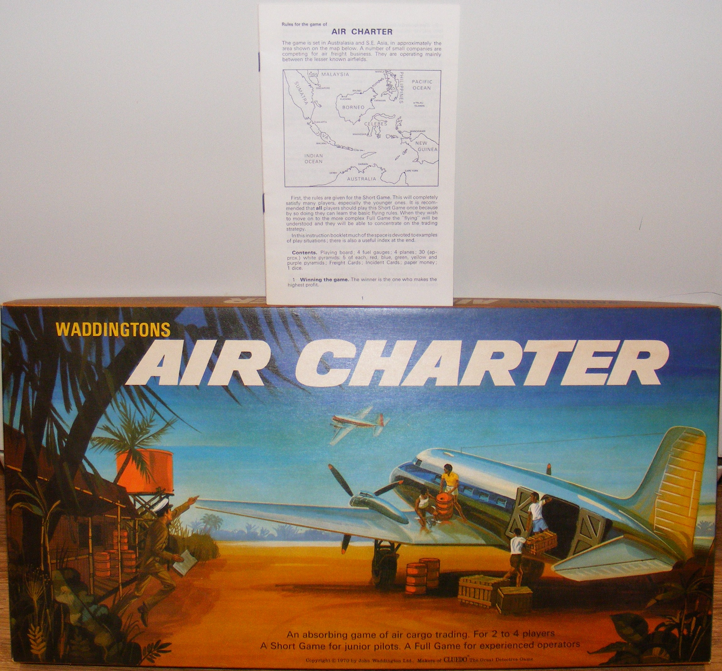 Waddingtons Air Charter Air Cargo Trading Game - Yesterdays Toys