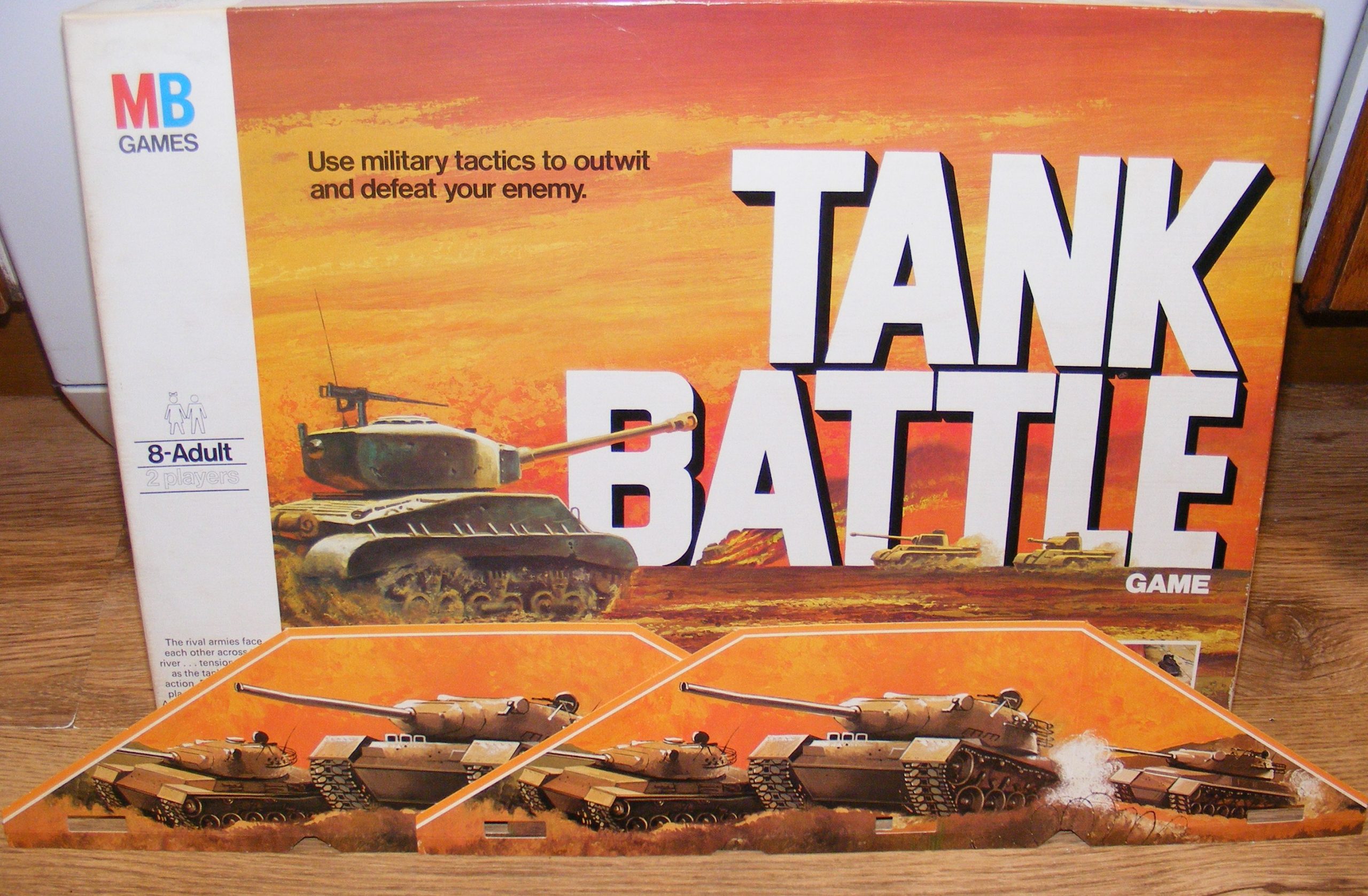 MB Games Tank Battle Mid 1970's - Yesterdays Toys