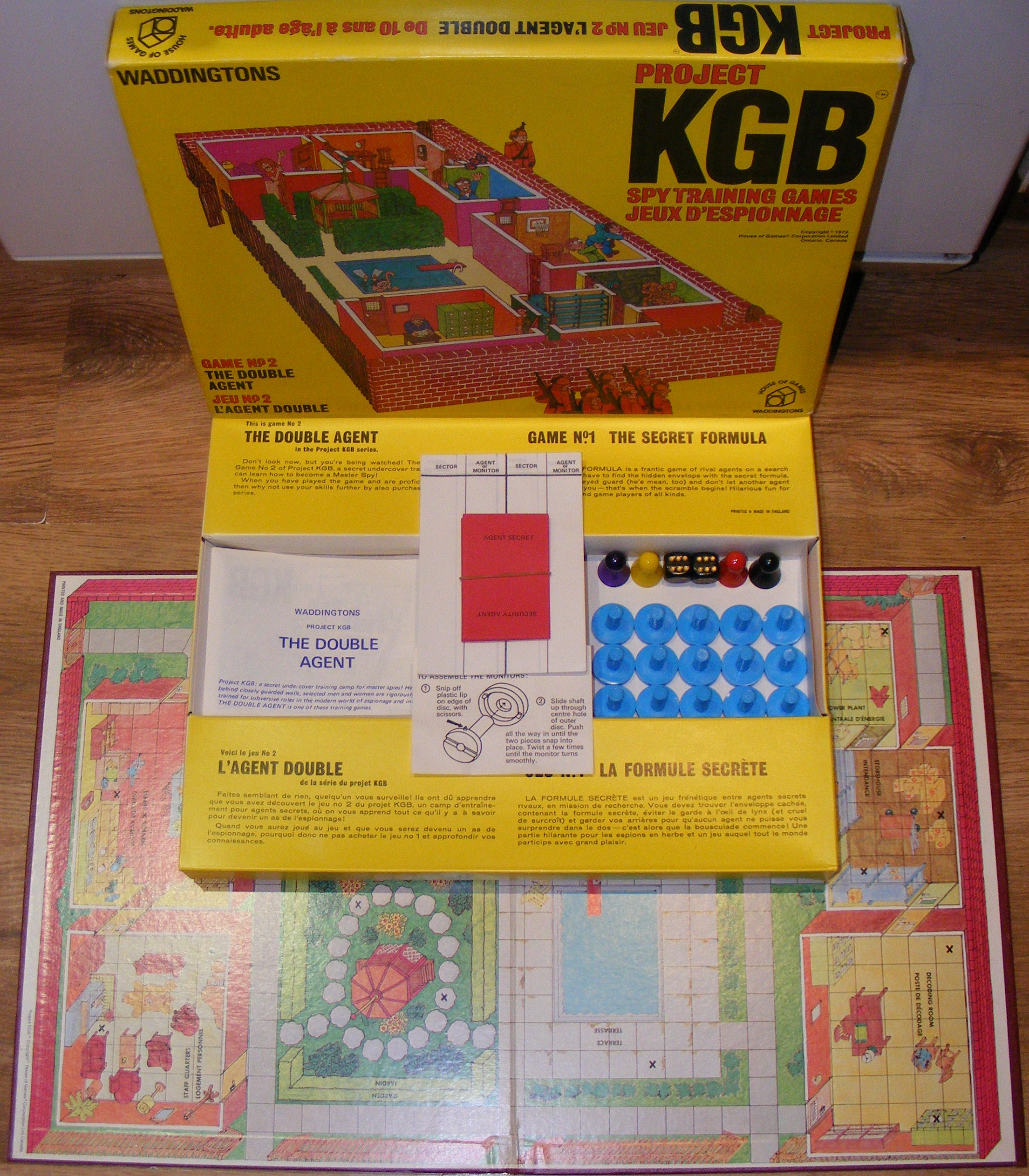 Waddingtons Project KGB Game No.2 ~ The Double Agent - Yesterdays Toys