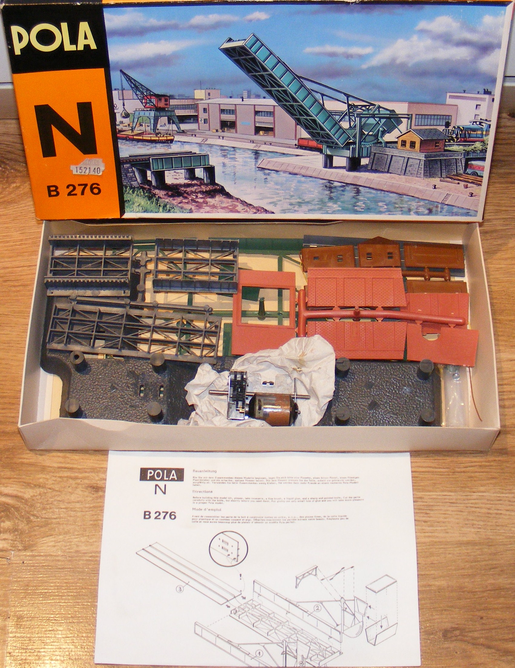 Pola 'N' Gauge Model Kit No.B 276 Motor Operated Cantilever Bridge ...