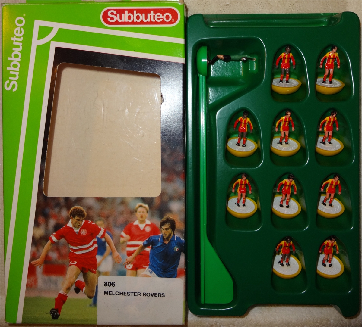 Subbuteo Lightweight Team Ref.806 Melchester Rovers ~ 1994 - Yesterdays ...