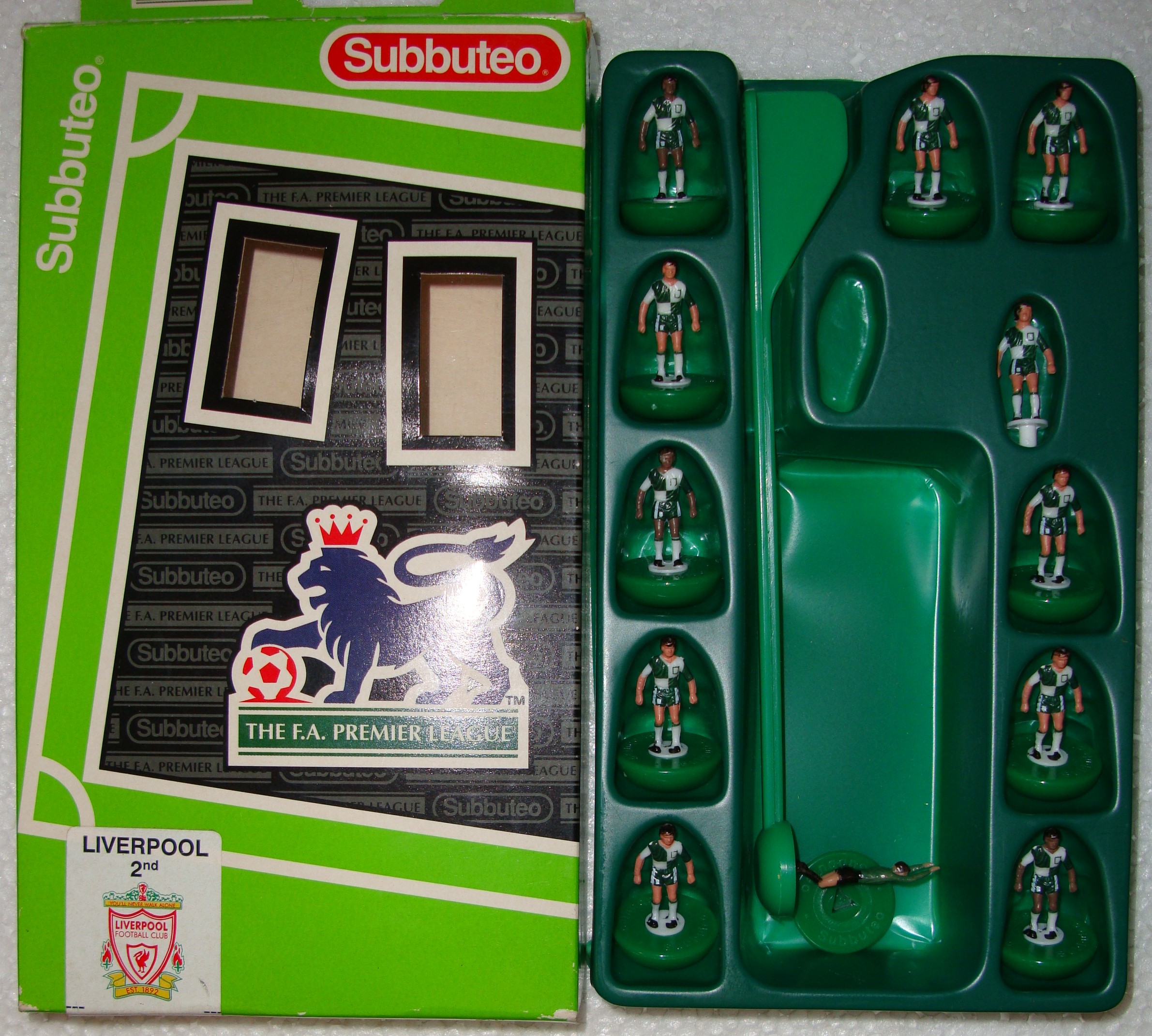 Subbuteo Premier League Team Ref.63742 Liverpool 2nd #2 ~ 1996 ...