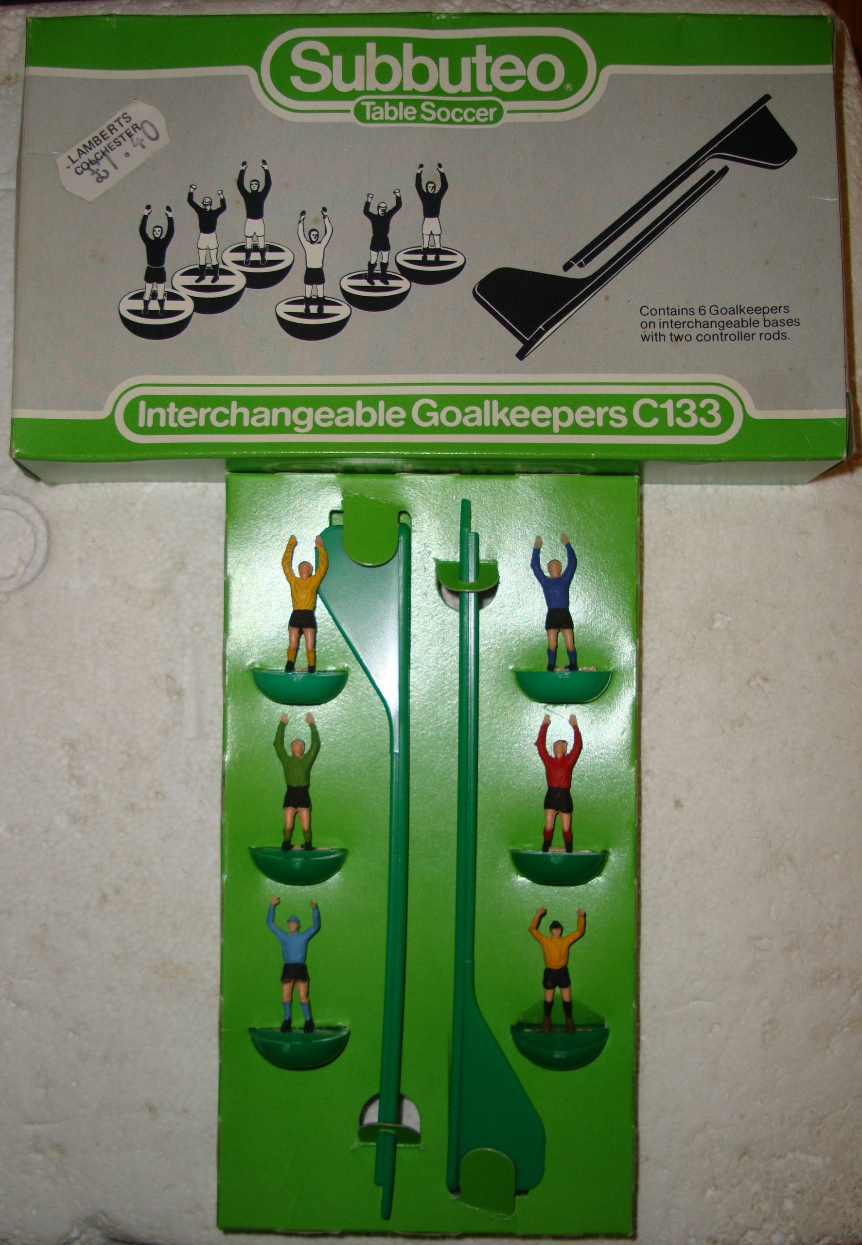 Subbuteo Ref.C.133 Interchangeable Goalkeepers Set ~ 1981-83 ...