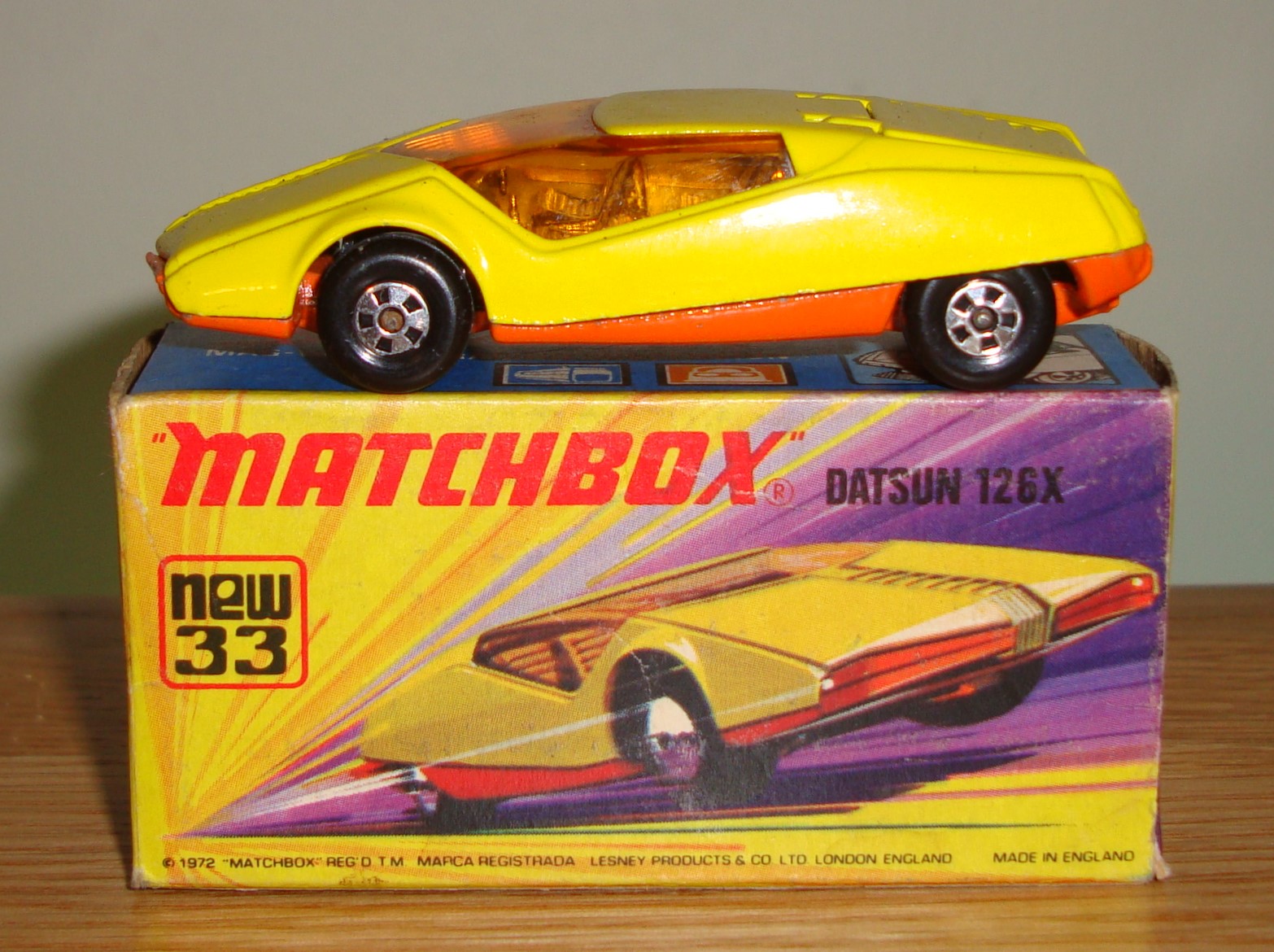 Matchbox ~ Superfast Series No.33 Datsun 126X ~ 1973 - Yesterdays Toys