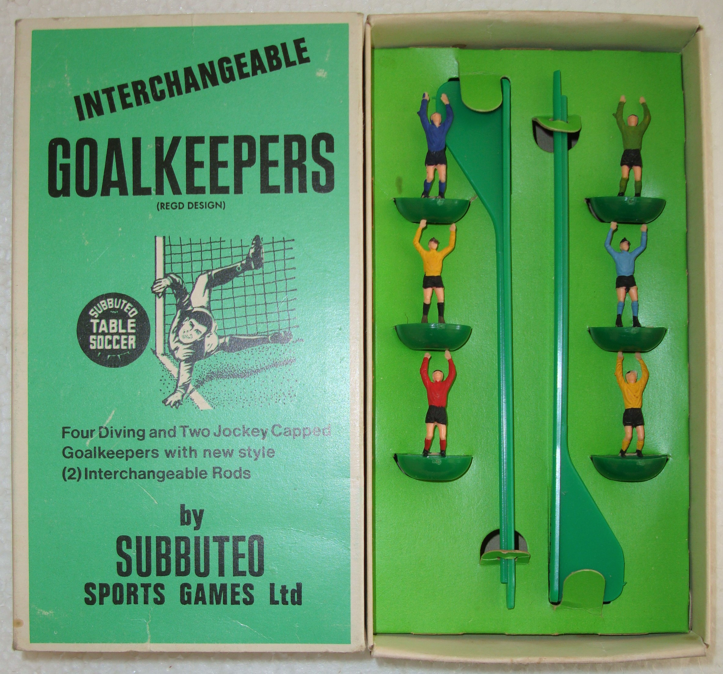 Subbuteo Ref.C.133 Interchangeable Goalkeepers Set ~ Late 1970's ...