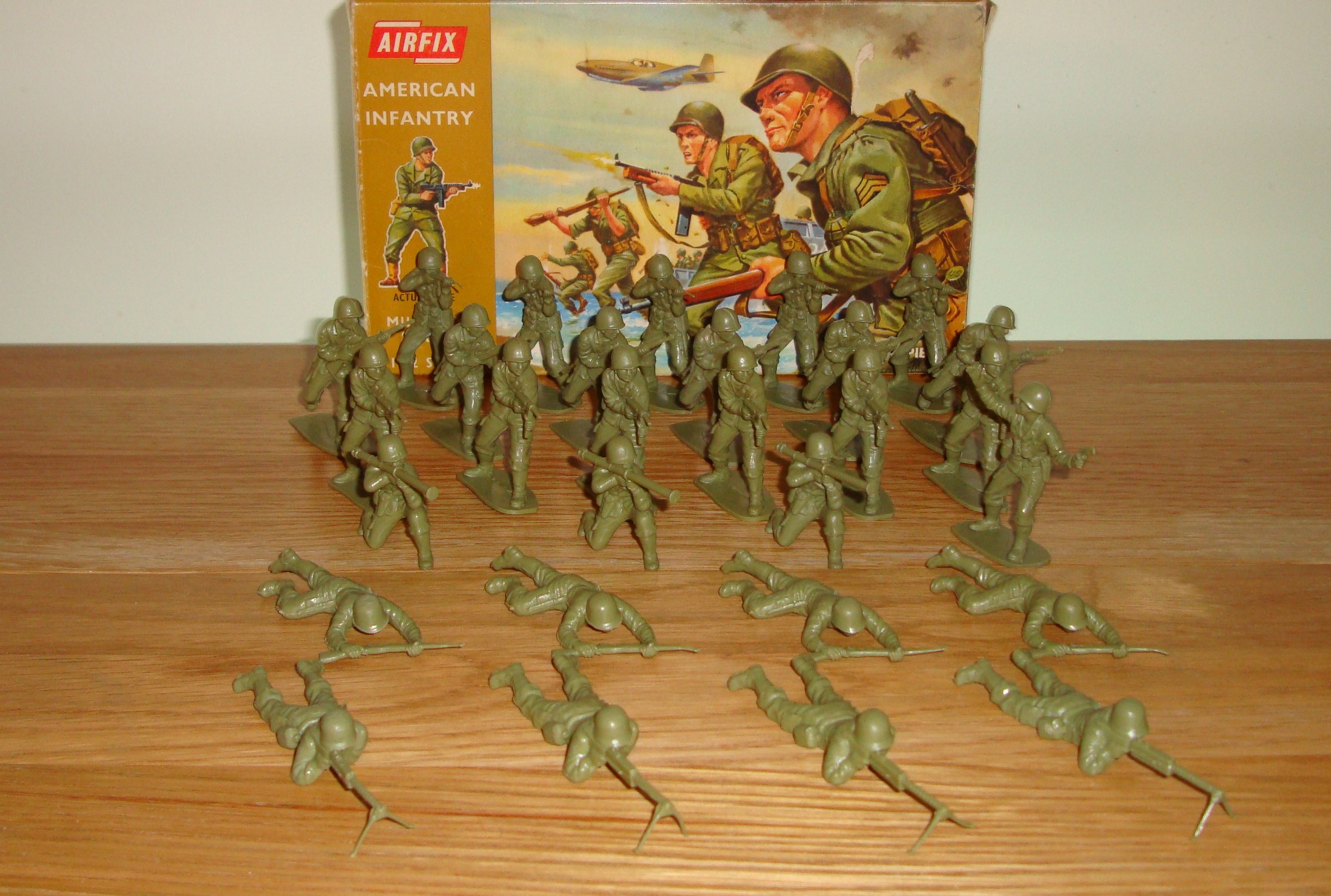 Airfix No.1729 Military Series 1/32nd Scale Figures American Infantry ...