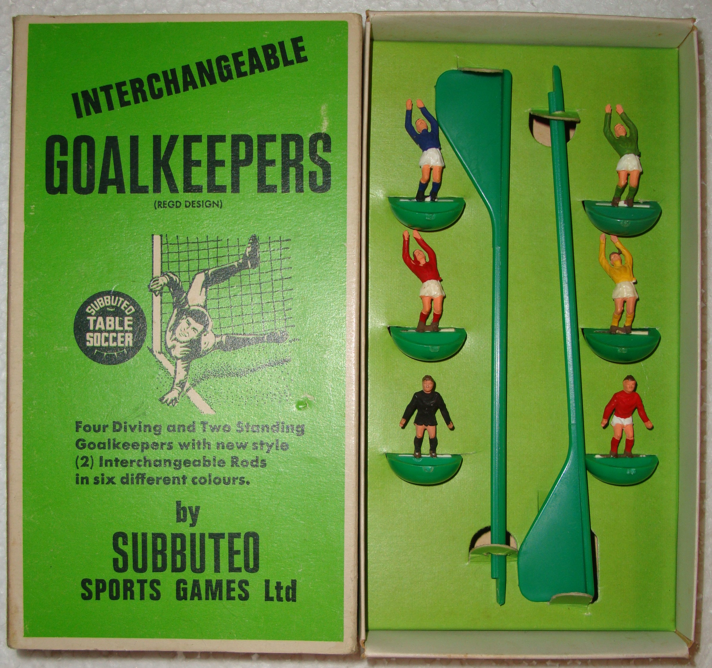 Subbuteo Ref.C.133 Interchangeable Goalkeepers Set ~ 1970's ...