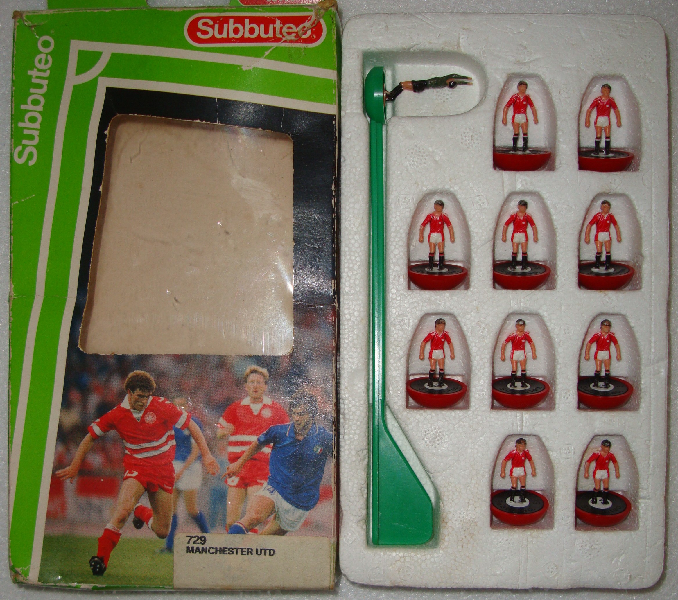 Subbuteo Lightweight Team Ref.729 Manchester United ~ 1991-92 ...