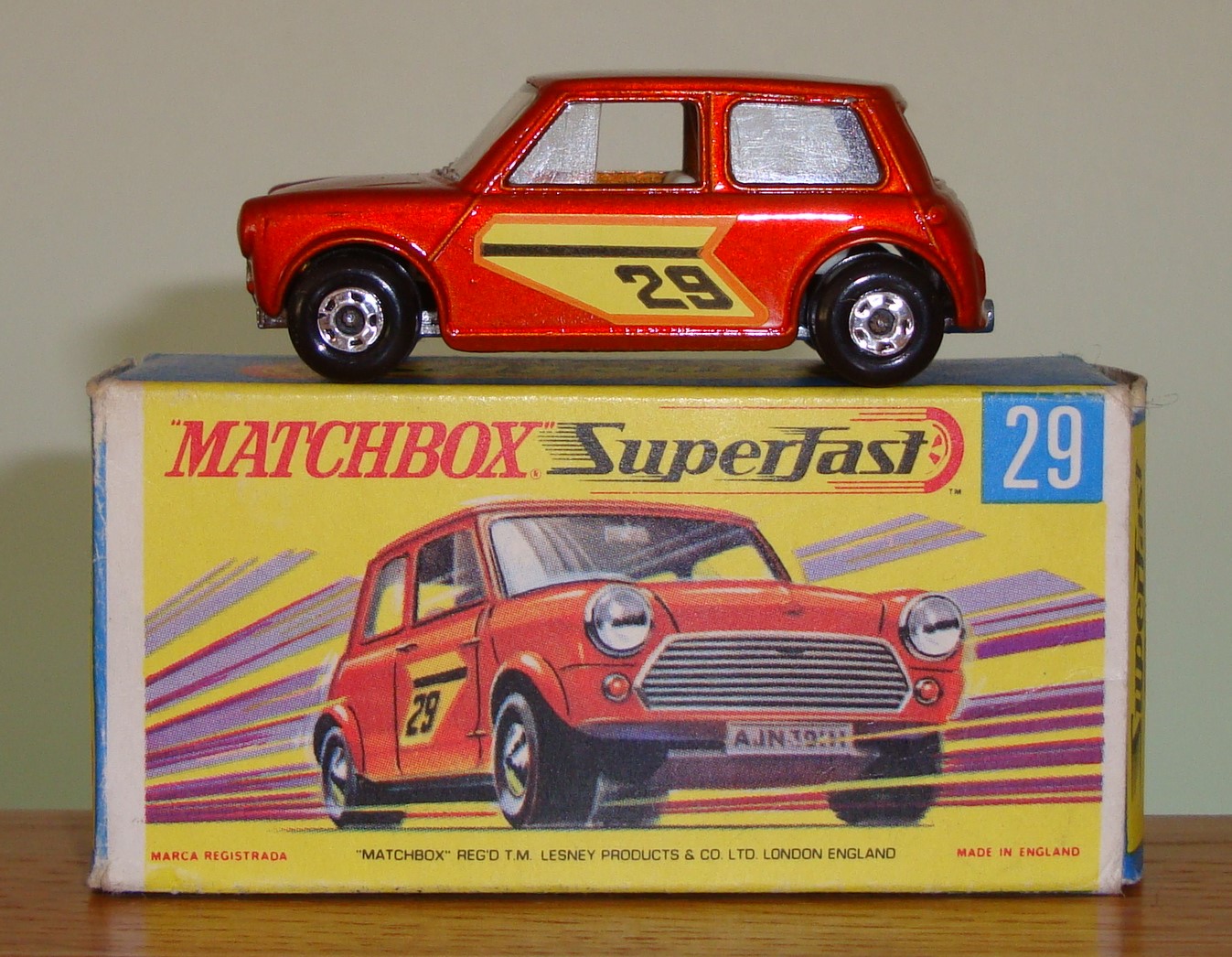 Matchbox ~ Superfast Series No.29 Racing Mini ~ 1970 - Yesterdays Toys