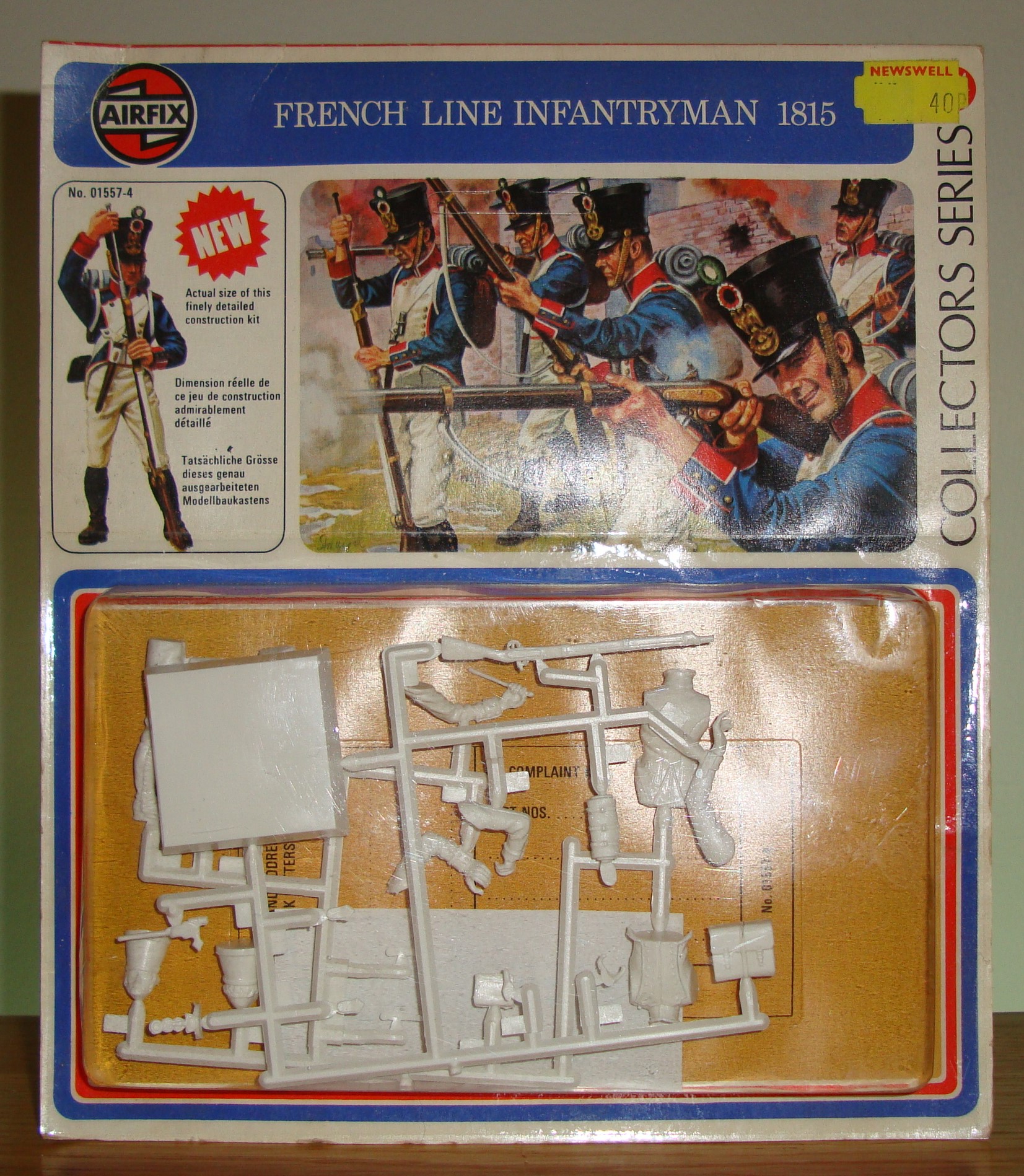 Airfix Collectors Series ~ No.01557-4 French Line Infantryman 1815 54mm ...