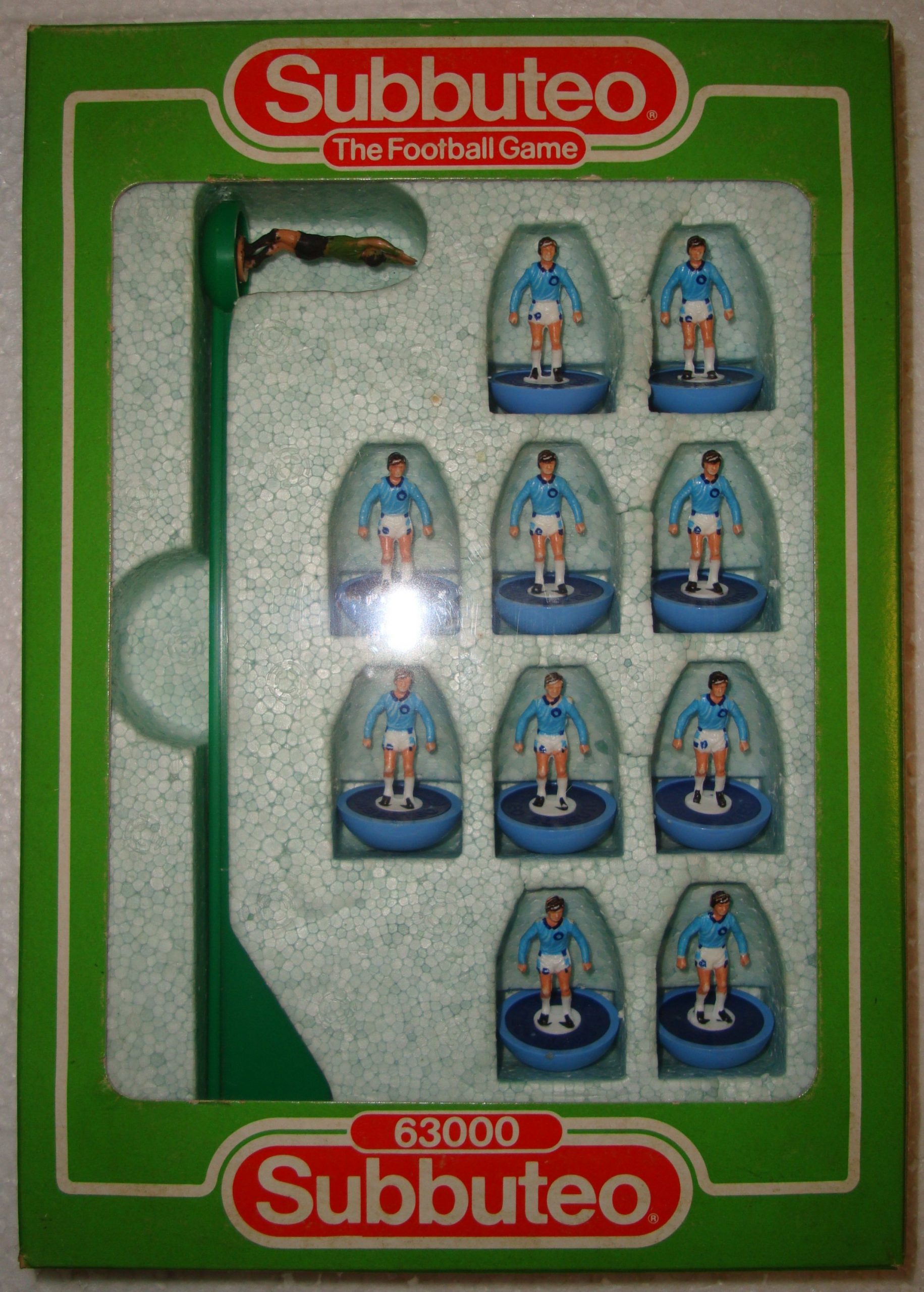 Subbuteo Lightweight Team Ref.708 Manchester City ~ 1990-91 ...