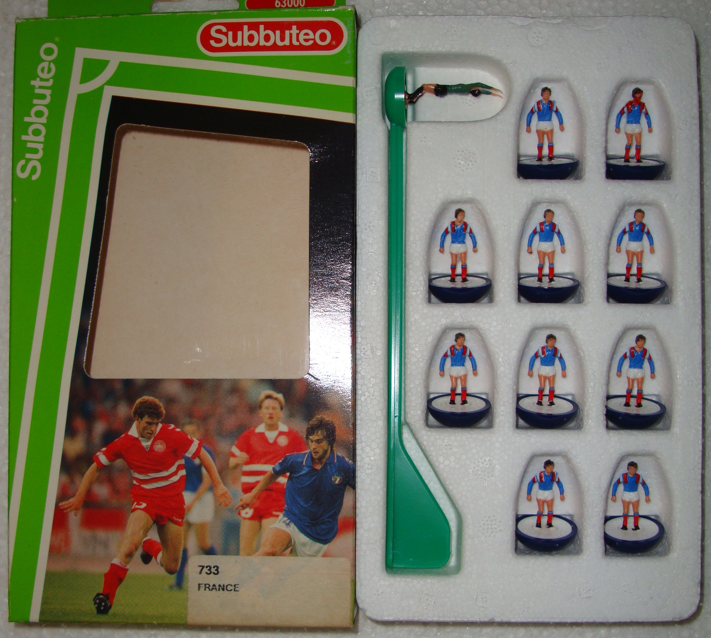 Subbuteo Lightweight Team Ref.733 France ~ 1993-95 - Yesterdays Toys