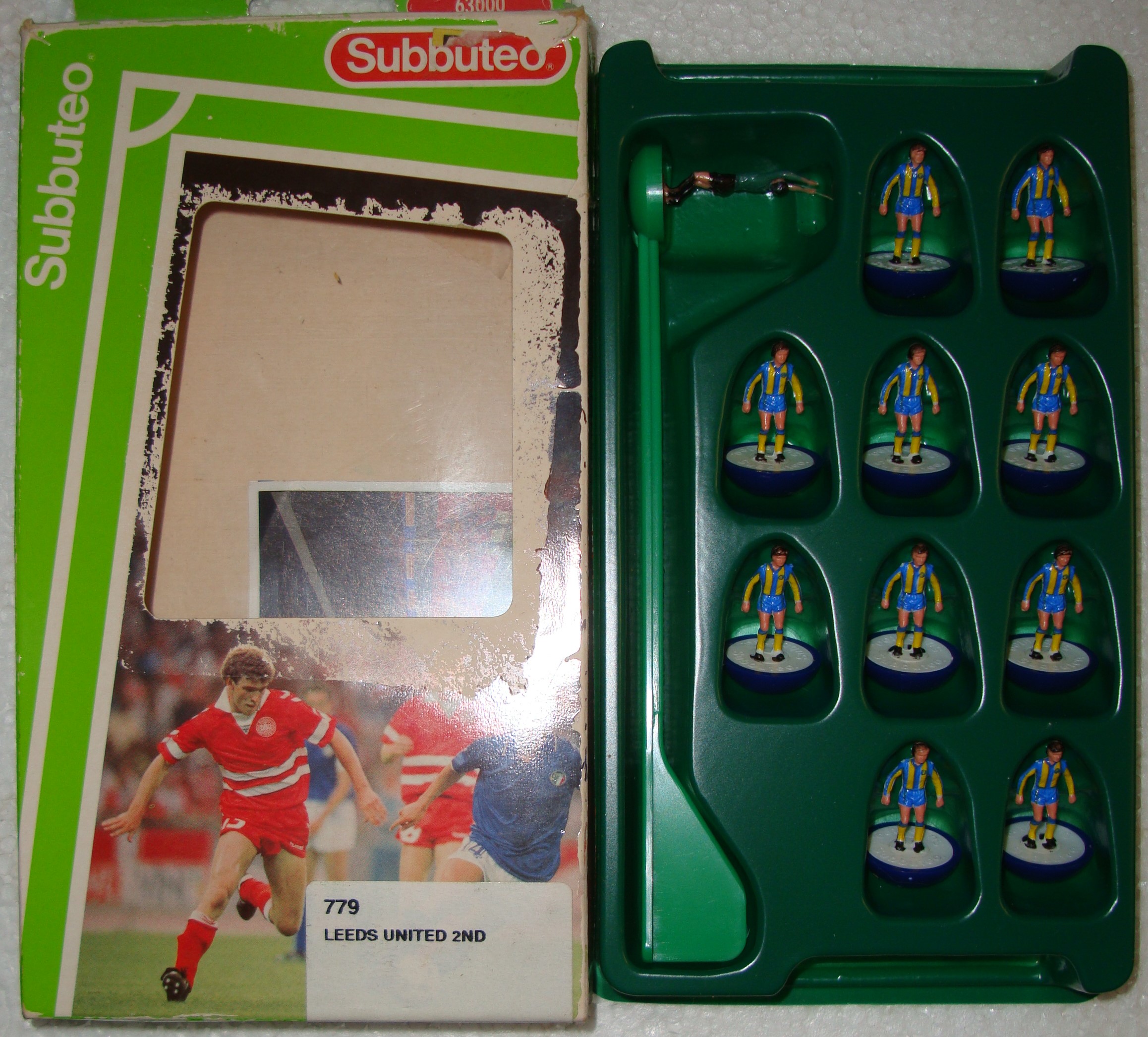 Subbuteo Lightweight Team Ref.779 Leeds United 2nd kit ~ 1994-95 ...