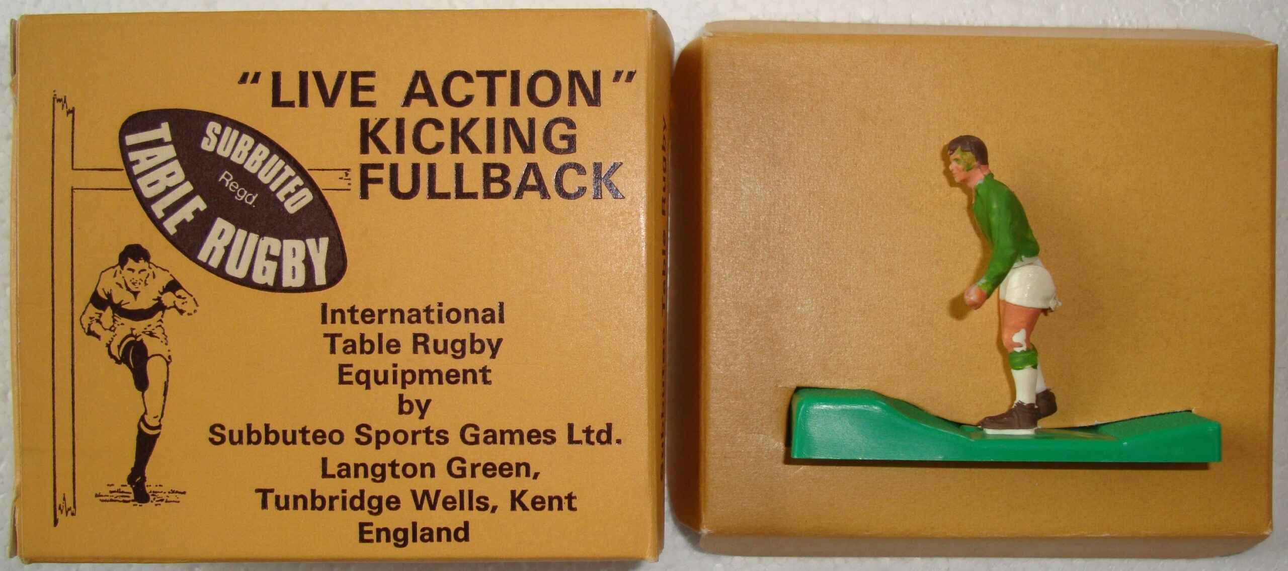 Subbuteo Table Rugby Kicking Fullback Ref.4 Ireland / South Africa ...