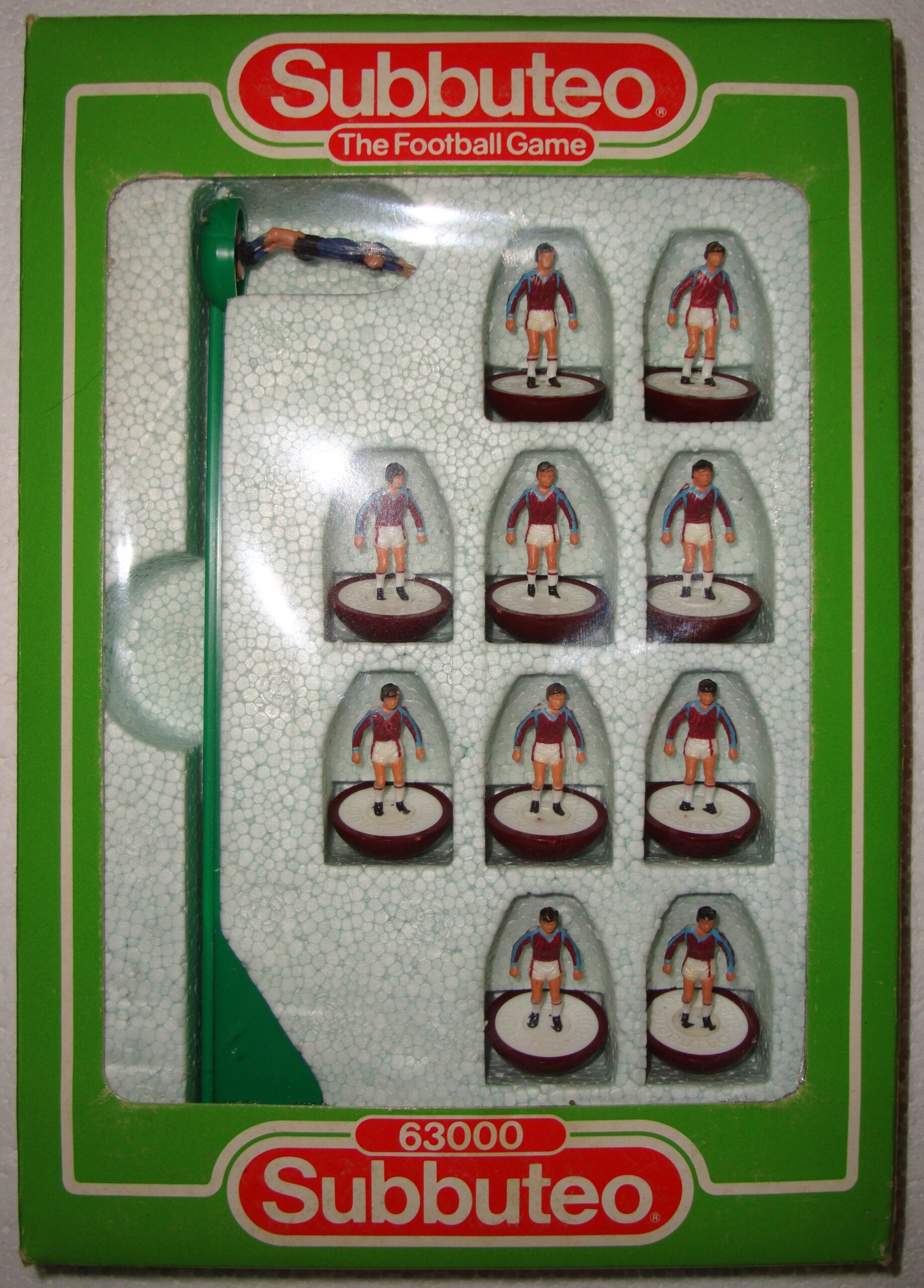 Subbuteo Lightweight Team Ref.627 West Ham Utd ~ Late 1980's ...