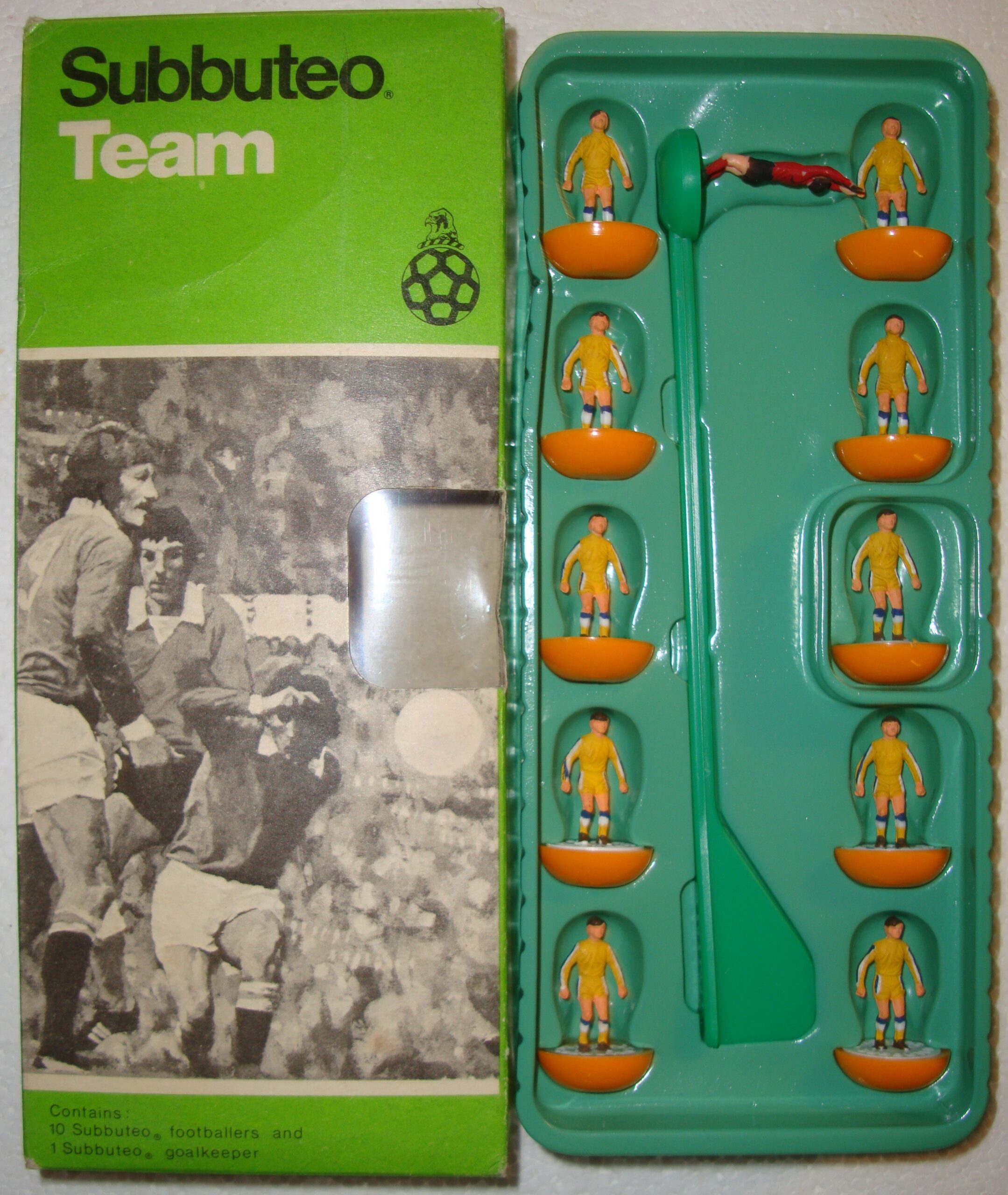 Subbuteo H/P Lightweight Team Ref.208 Leeds Utd 2nd ~ Early 1980's ...