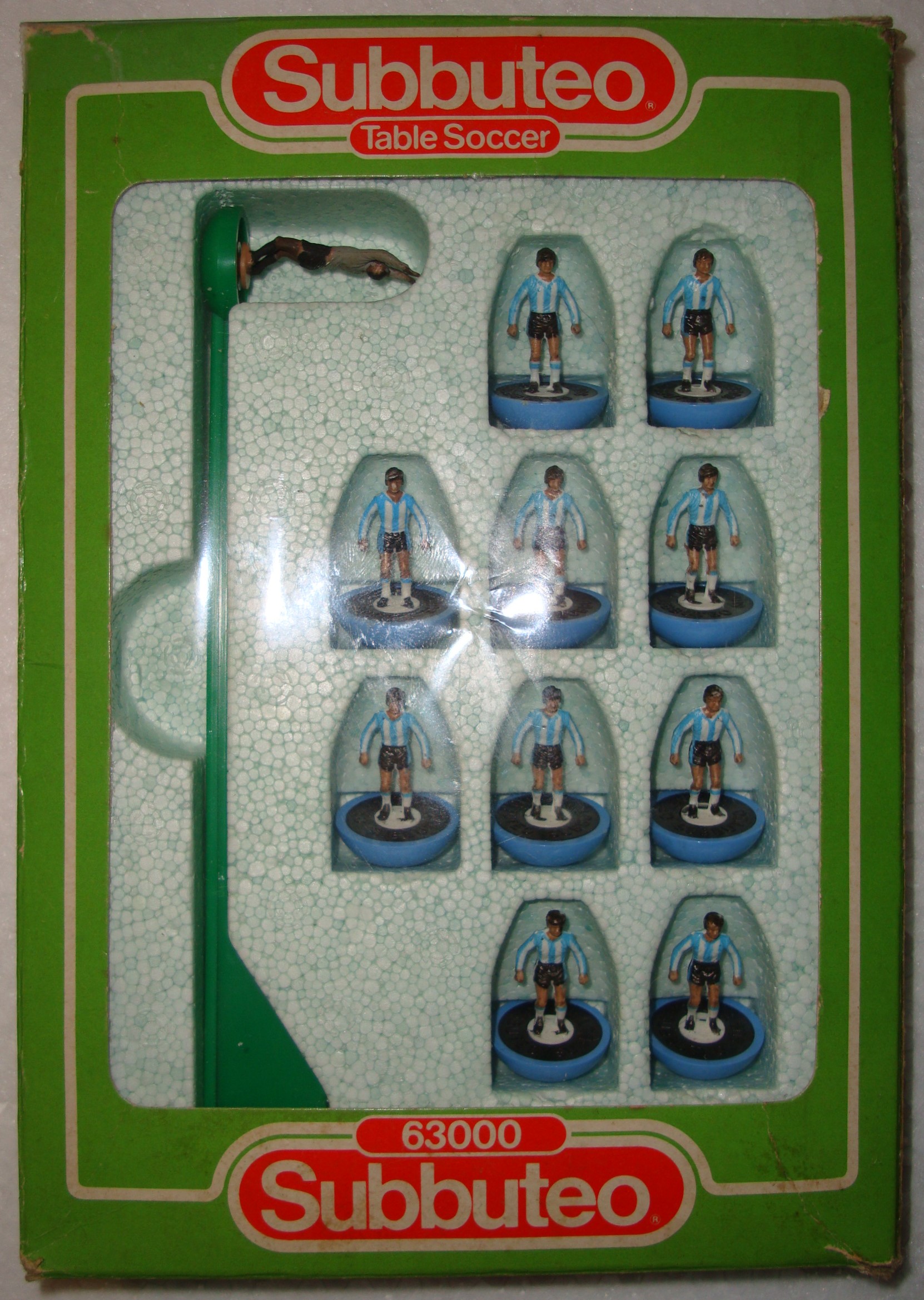 Subbuteo Lightweight Team Ref.457 Argentina ~ Late 1980's - Yesterdays Toys
